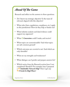 Negotiation Tactics - Pip Decks | Pip Decks