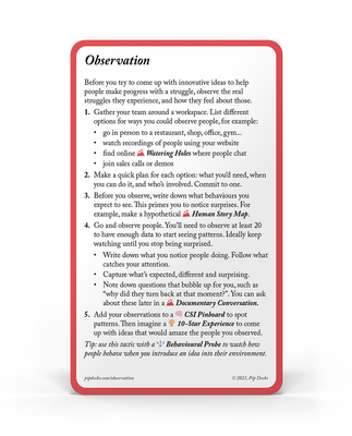 Innovation Tactics | Official Pip Decks®