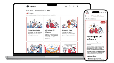 Negotiation Tactics | Official Pip Decks® | Get Official Pip Decks®