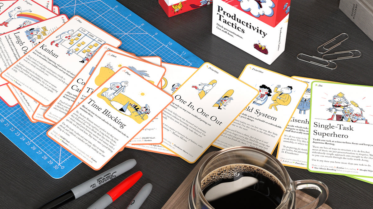 Discover Productivity Tactics® – 54 Timeless Tools from Pip Decks®