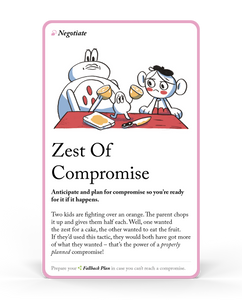 Negotiation Tactics | Official Pip Decks® | Get Official Pip Decks®