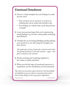 Negotiation Tactics - Pip Decks | Pip Decks