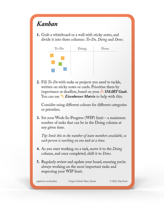 Productivity Tactics | Pip Decks