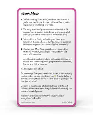 Productivity Tactics | Pip Decks