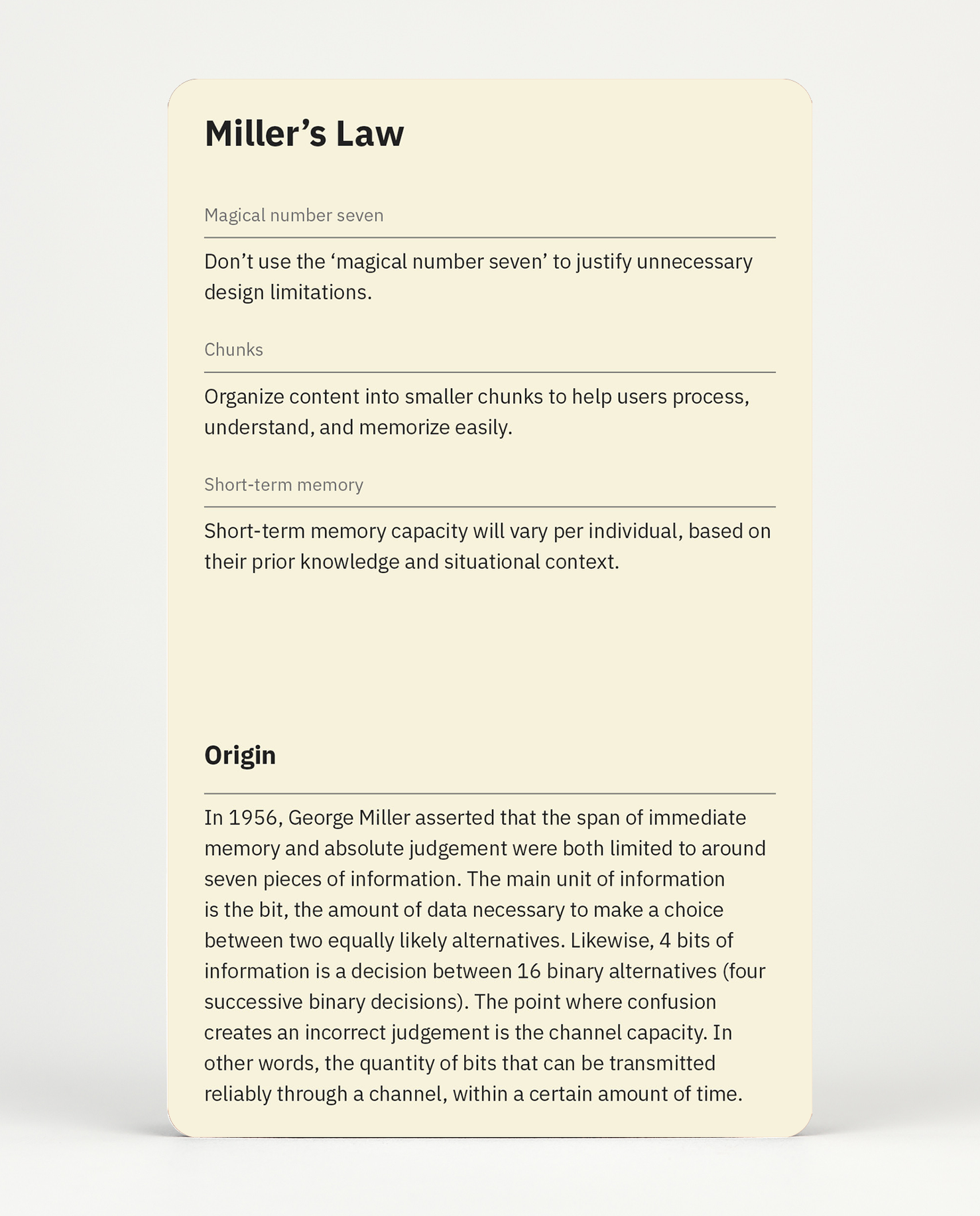 Laws of UX | Pip Decks
