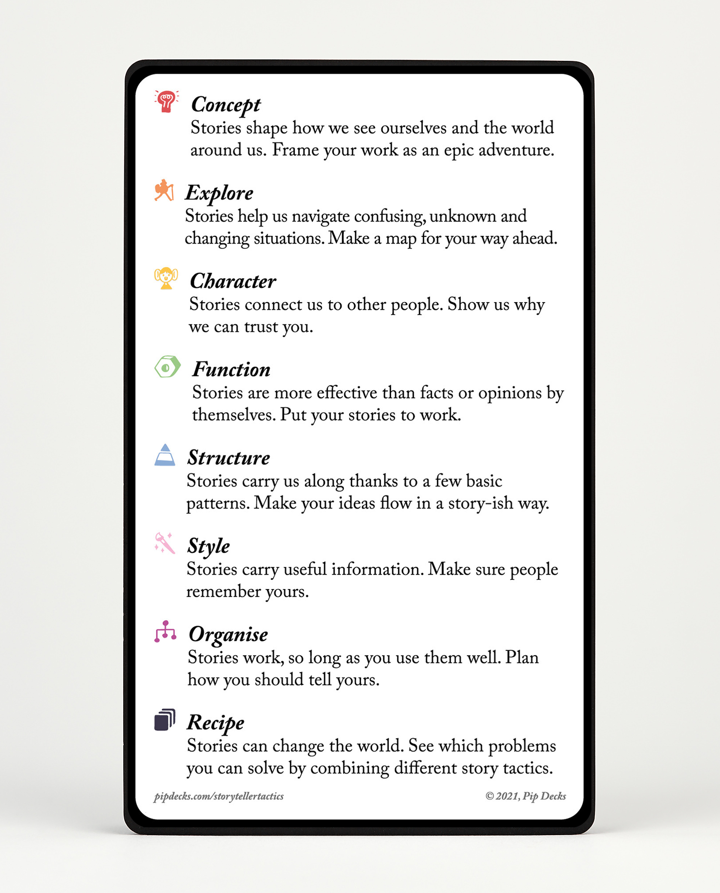 Storyteller Tactics - Pip Decks | Pip Decks