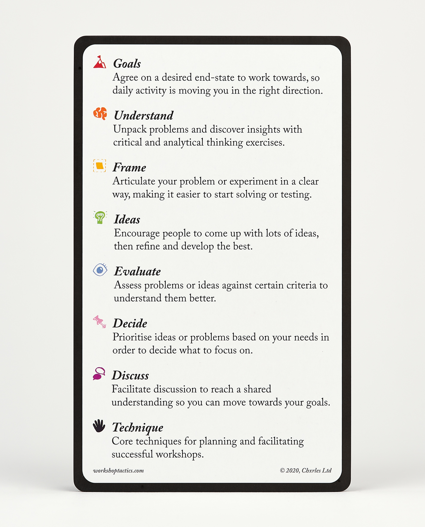 Workshop Tactics | Card Decks for Product Teams | Pip Decks