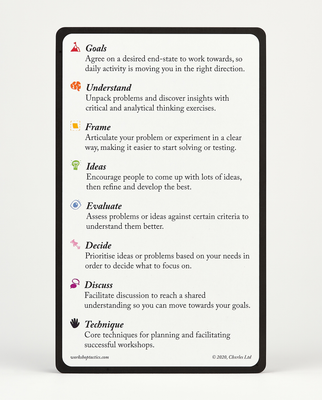 Workshop Tactics | Card Decks for Product Teams | Pip Decks
