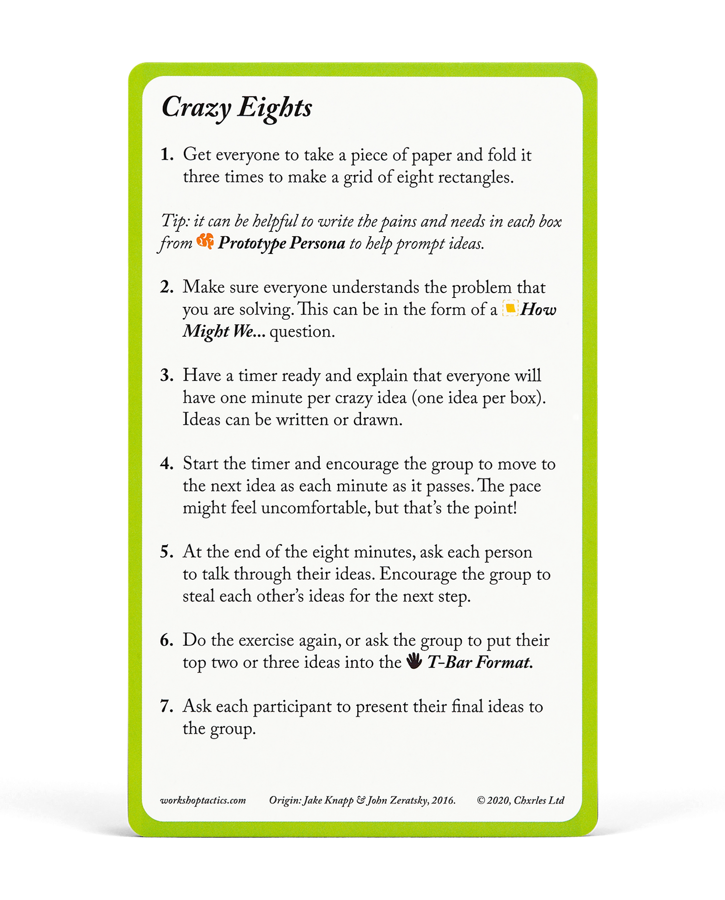 Workshop Tactics | Card Decks for Product Teams | Pip Decks