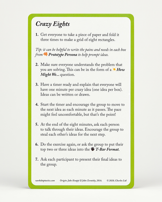 Workshop Tactics | Card Decks for Product Teams | Pip Decks